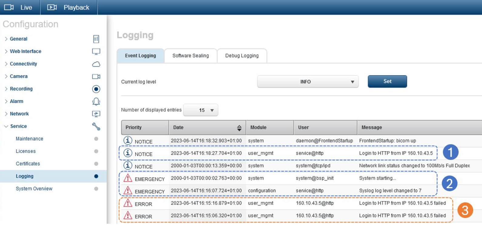 FAQ: Embedded Login Firewall of Bosch IP cameras explained