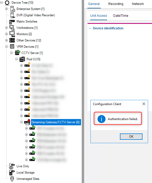 What to do when ‘Authentication failed’ message occurs when accessing ...