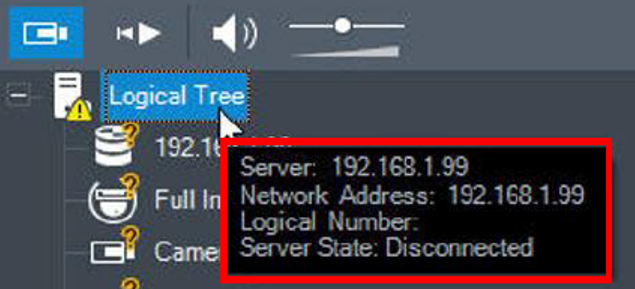 What should you check when the Sever State is Disconnected in Logical ...
