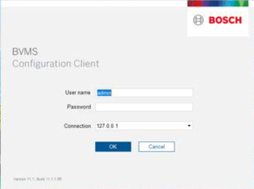 Which are the Apps to use to configure a Bosch camera?