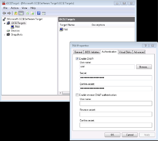 How to set the Global CHAP password for an existing fully operational ...