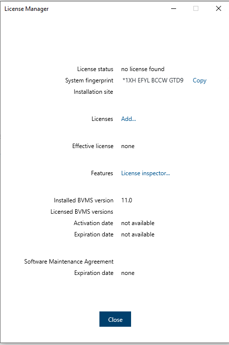 BVMS - DIVAR IP licensing