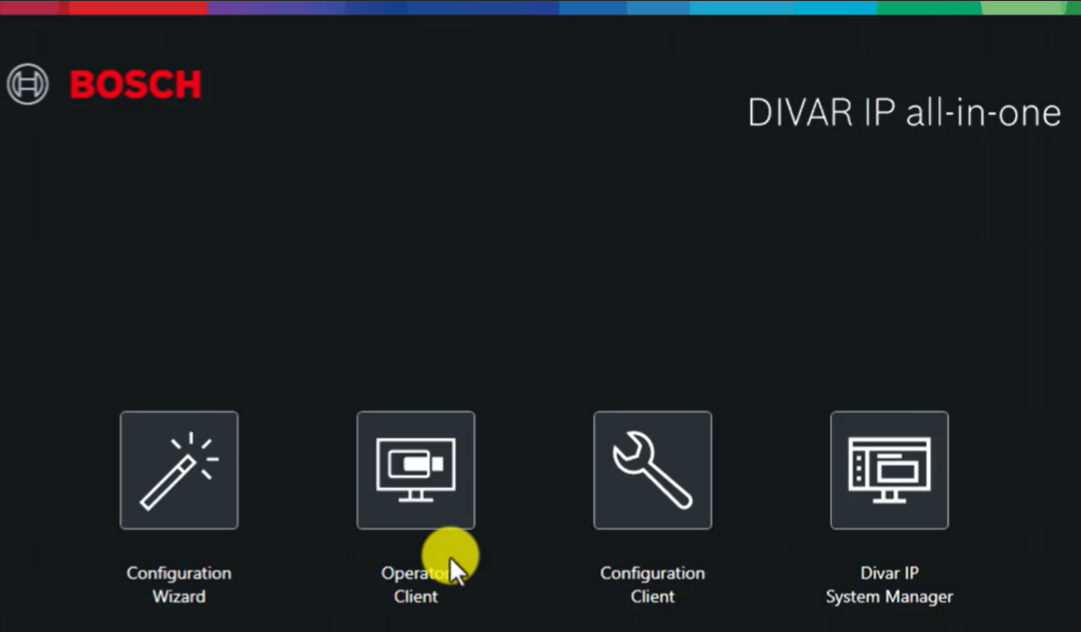 DIVAR IP AIO 4000 & 6000: Recovery to factory defaults & BVMS operation ...