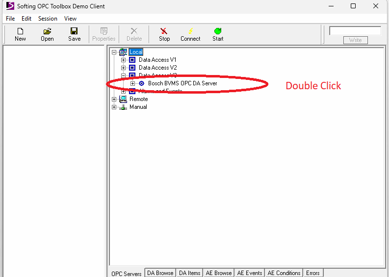 Troubleshooting 3rd party OPC client (Softing Client used for this ...