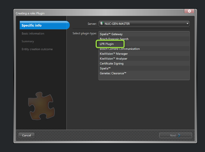 How to setup the Bosch LPR ingestion using the Genetec ALPR plugin?