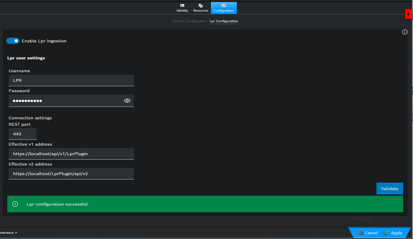 How to setup the Bosch LPR ingestion using the Genetec ALPR plugin?